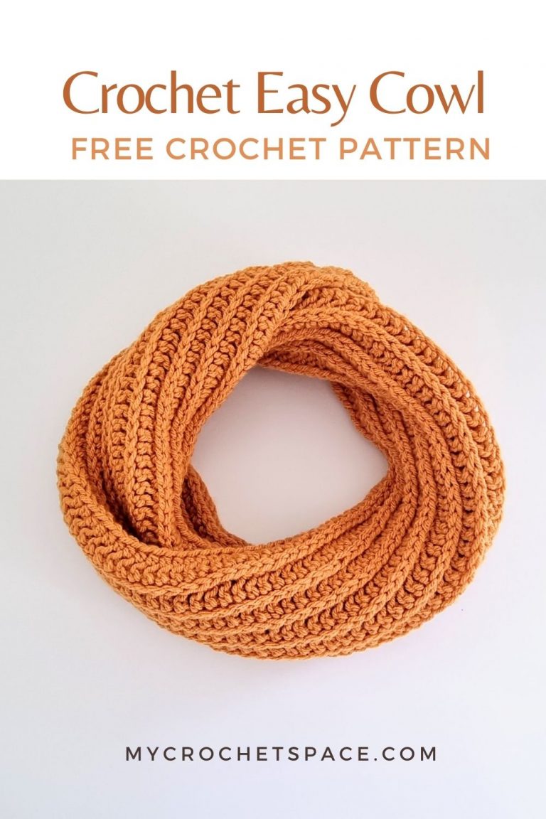 Crochet Easy Cowl Pattern - My Crochet Space