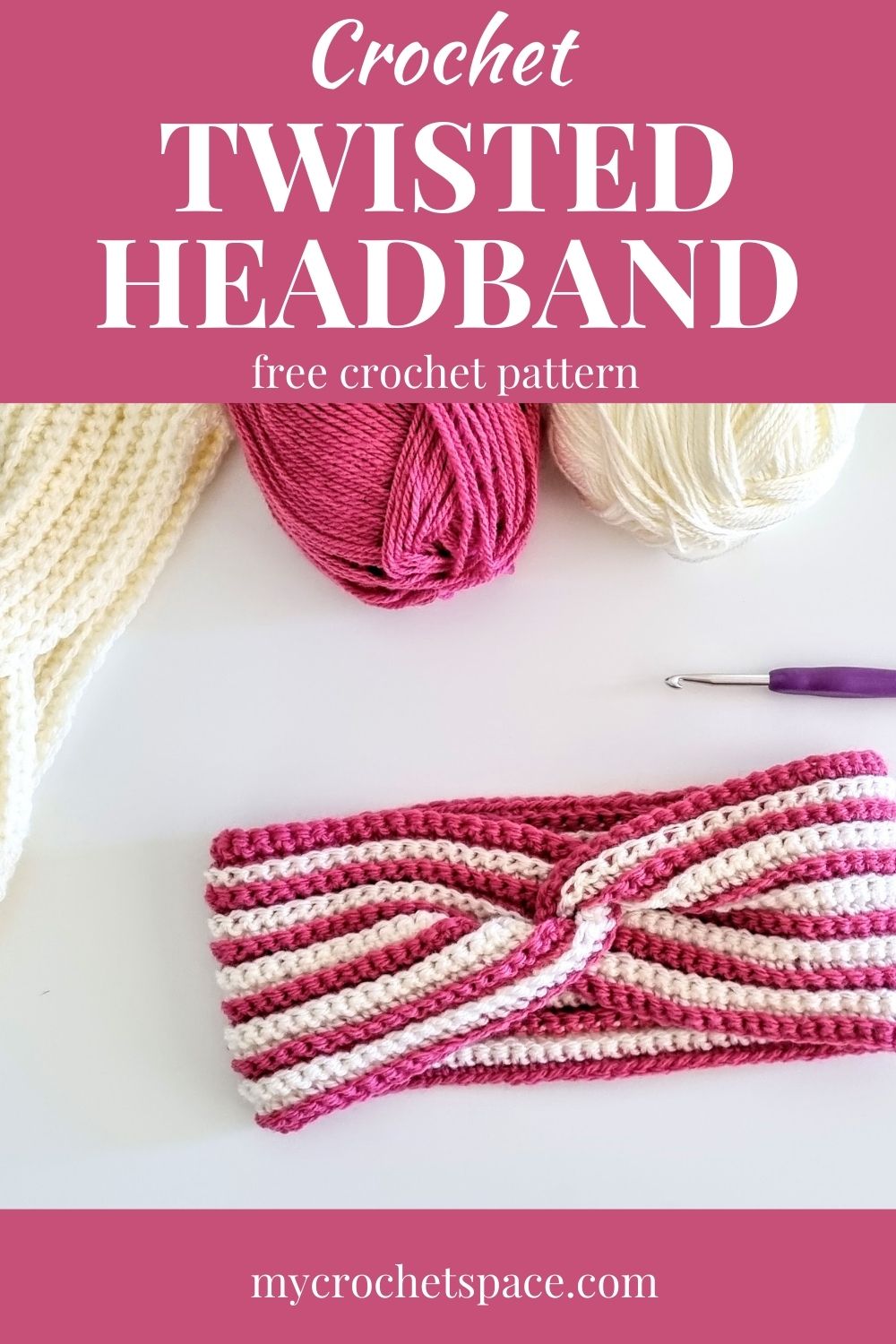 Simple Crochet Ear Warmer Headband Free Pattern My Crochet Space