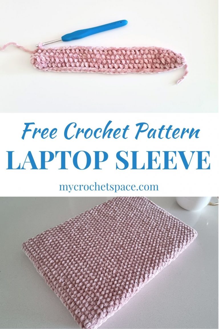 Crochet Laptop Case Free Pattern - My Crochet Space