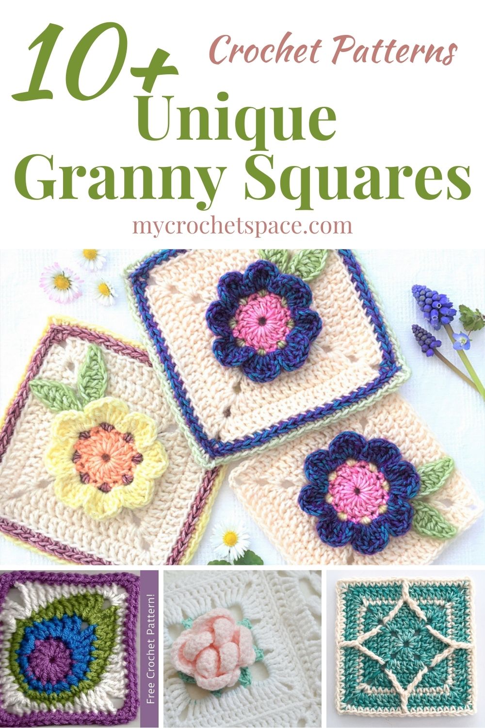 10+ Unusual Granny Square Crochet Patterns - My Crochet Space