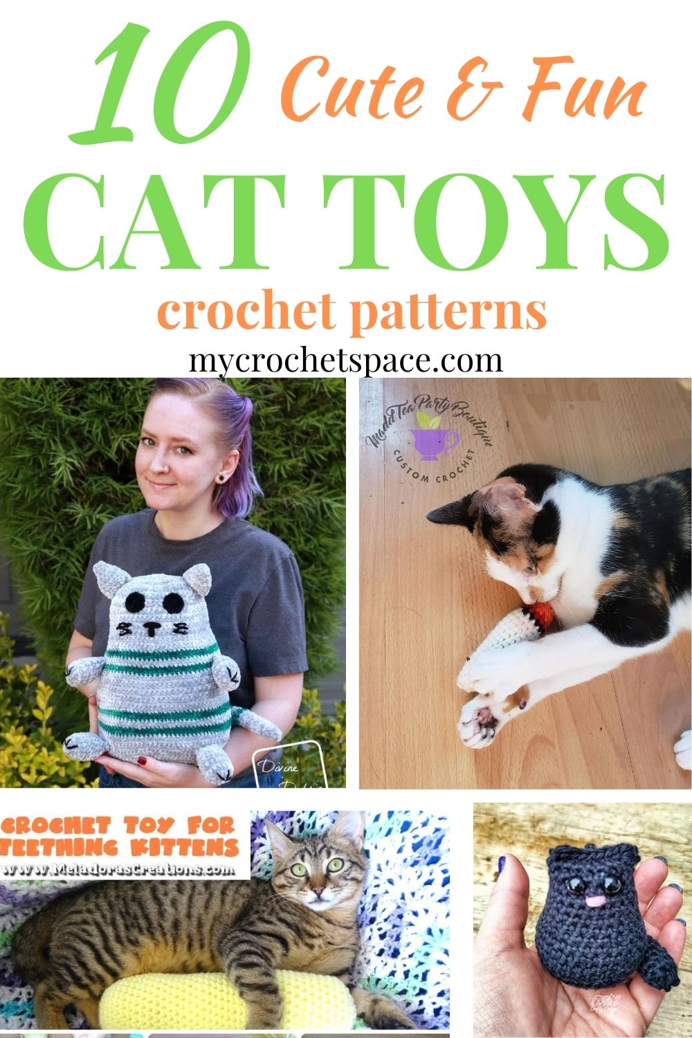 10 Fun Crochet Cat Toy Patterns - My Crochet Space