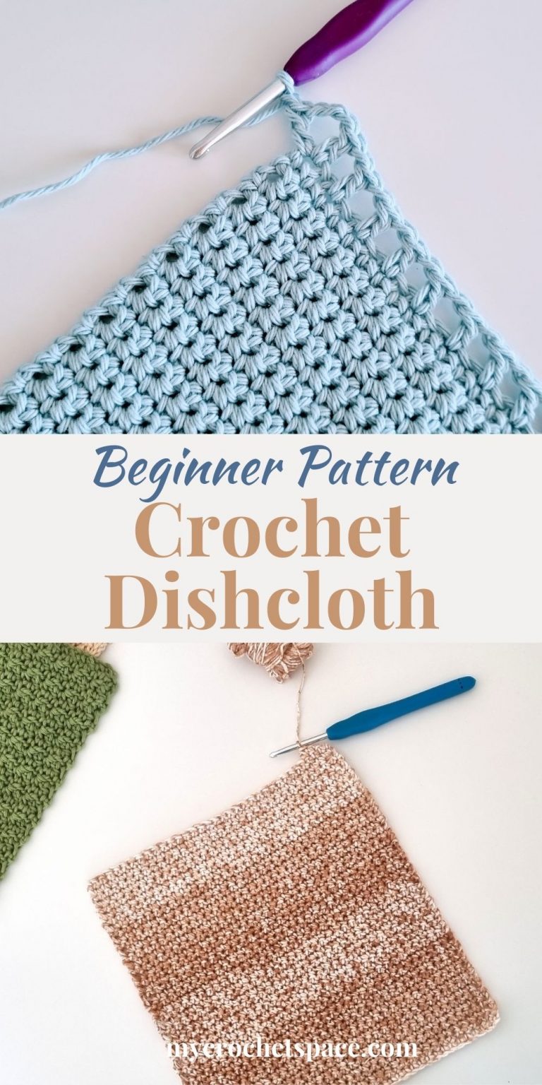 Single Crochet Dishcloth Pattern - My Crochet Space