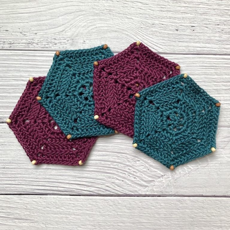 35 Fun & Free Crochet Coaster Patterns - My Crochet Space