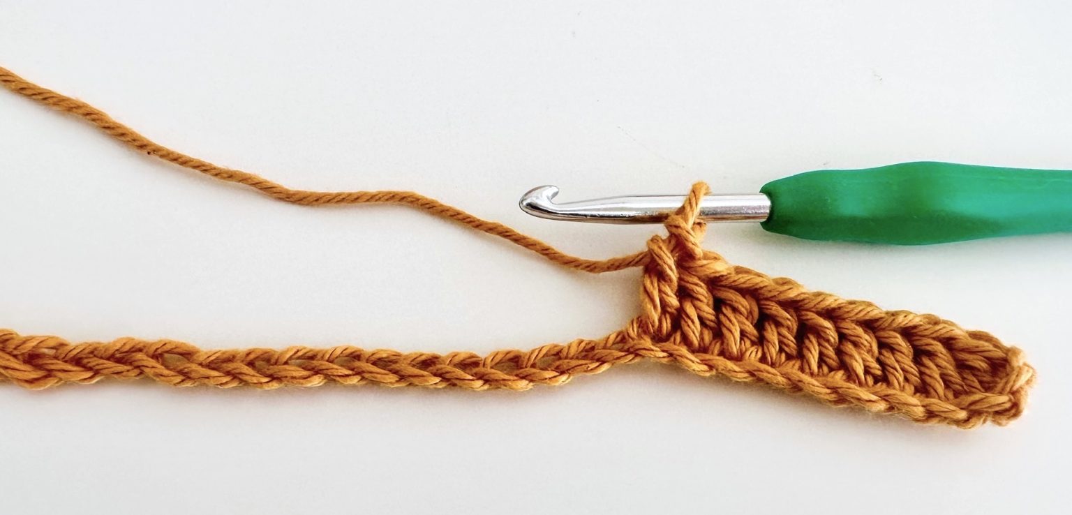 Beginner Double Crochet Dishcloth Pattern - My Crochet Space