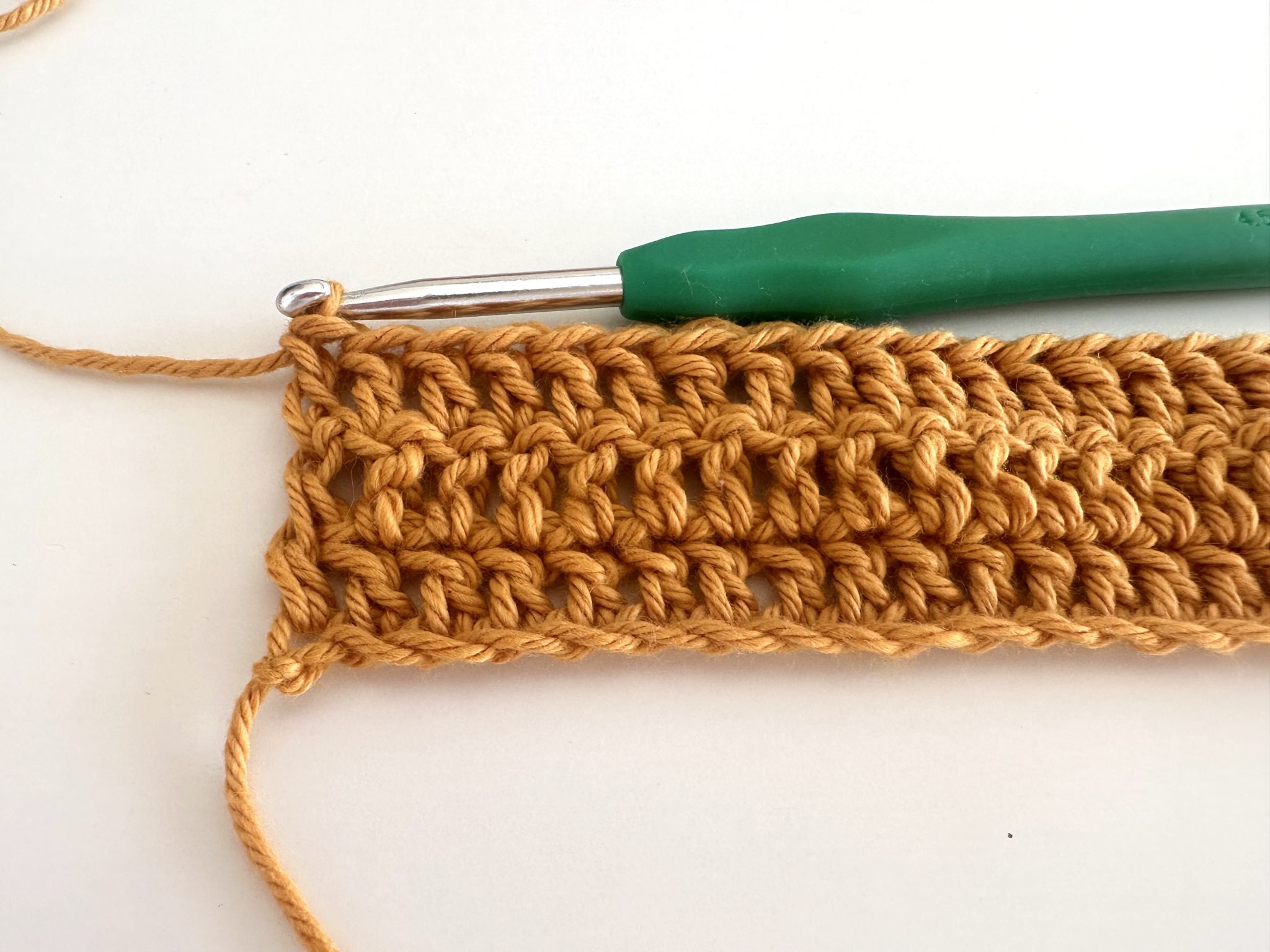 Beginner Double Crochet Dishcloth Pattern - My Crochet Space