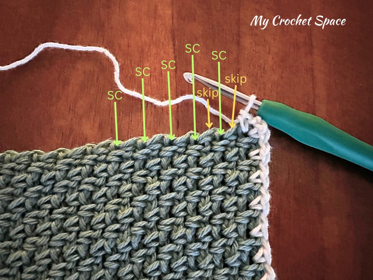 Beginner Crochet Washcloth Pattern - My Crochet Space