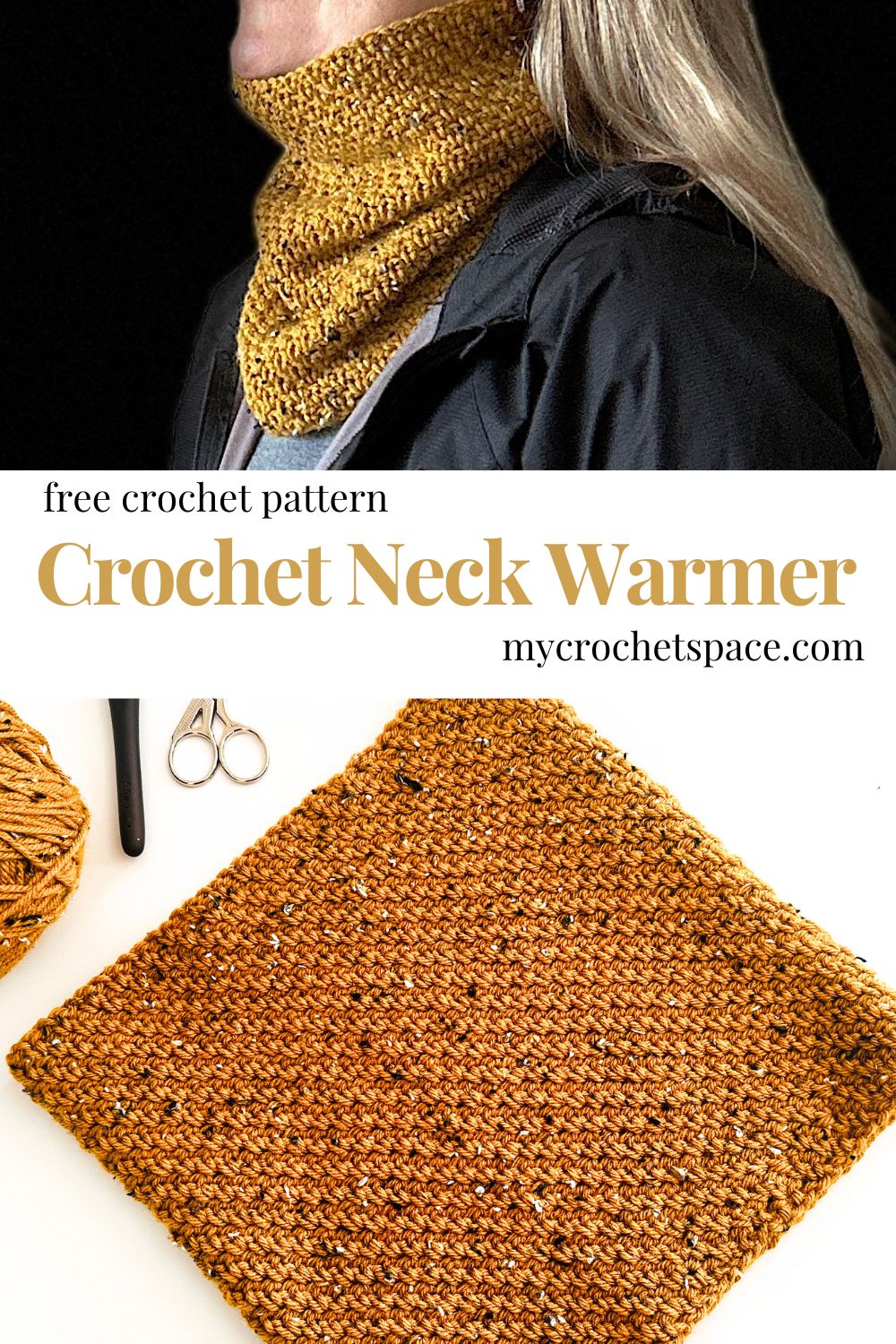 Fireside Crochet Neck Warmer Pattern - My Crochet Space