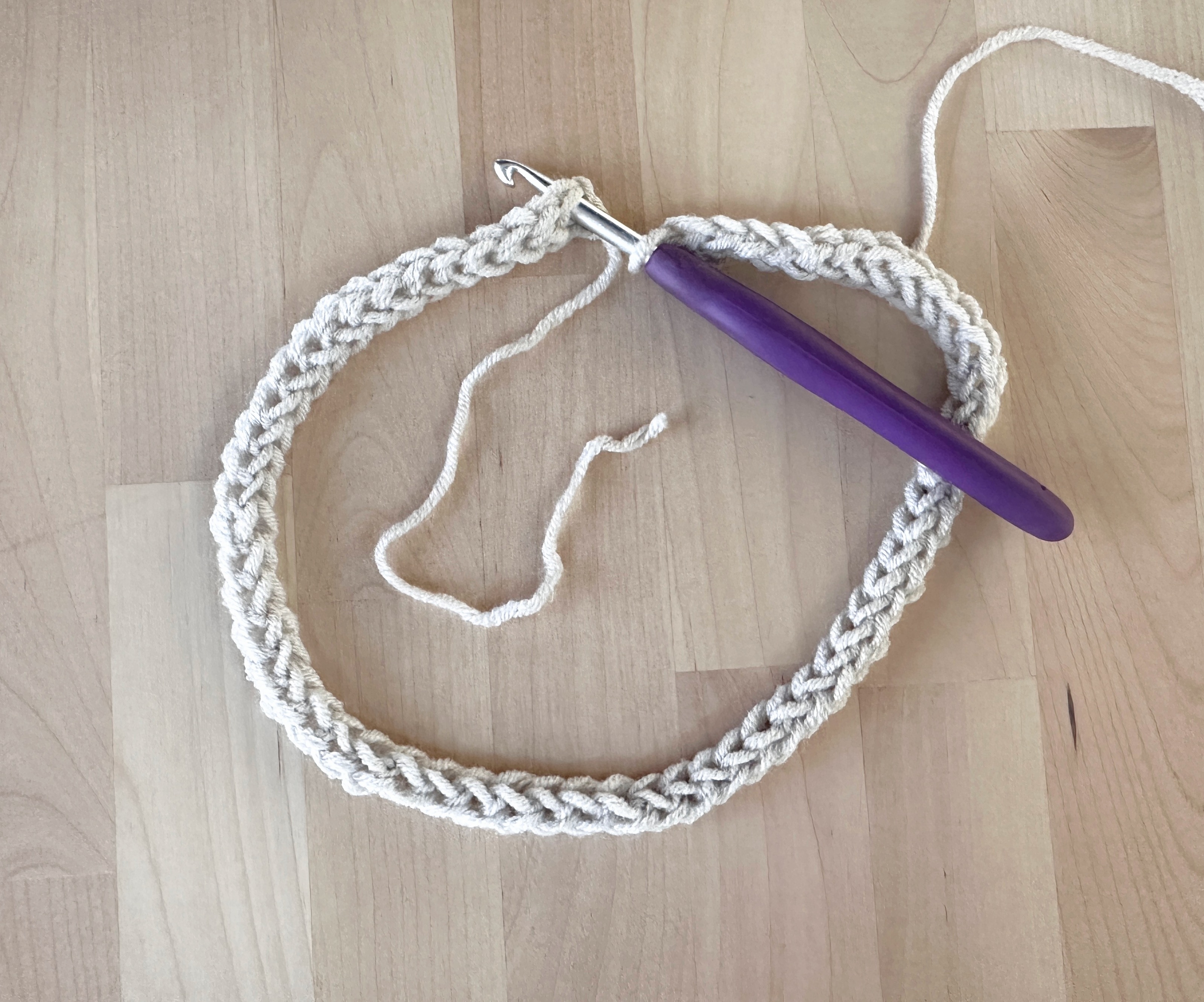 Houndstooth Crochet Headband - Canyon Ridge - My Crochet Space