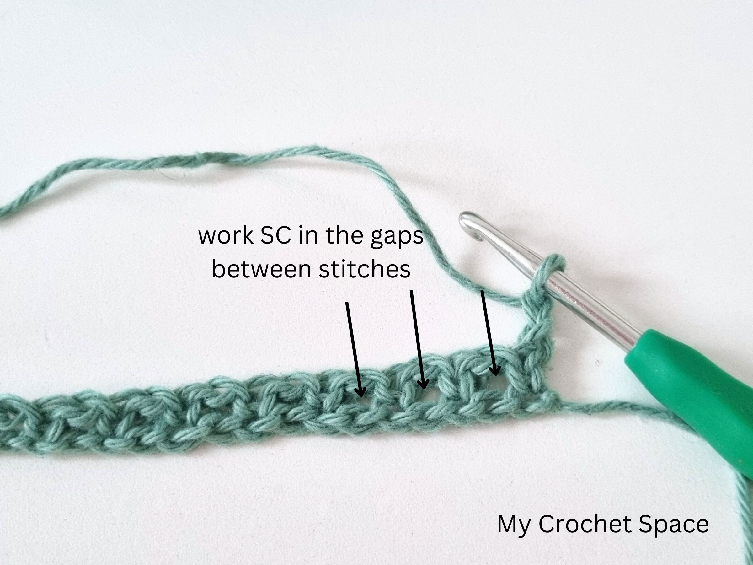 Beginner Crochet Washcloth Pattern - My Crochet Space