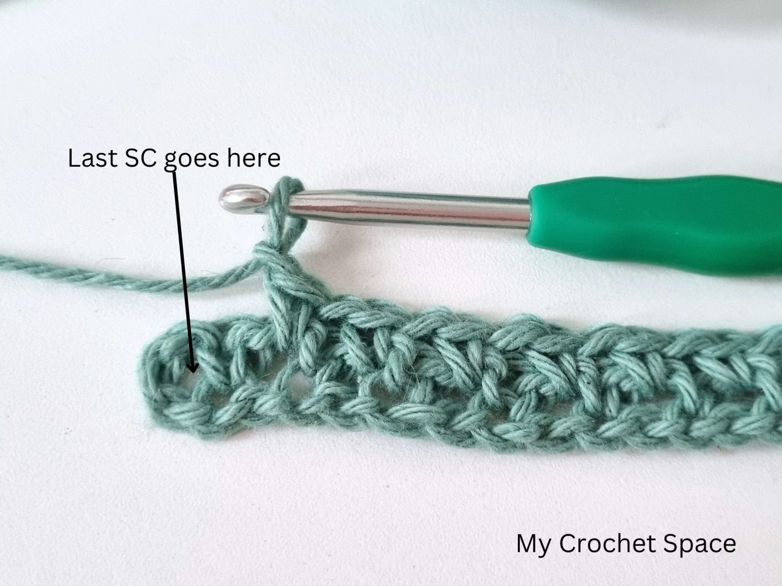 Beginner Crochet Washcloth Pattern - My Crochet Space