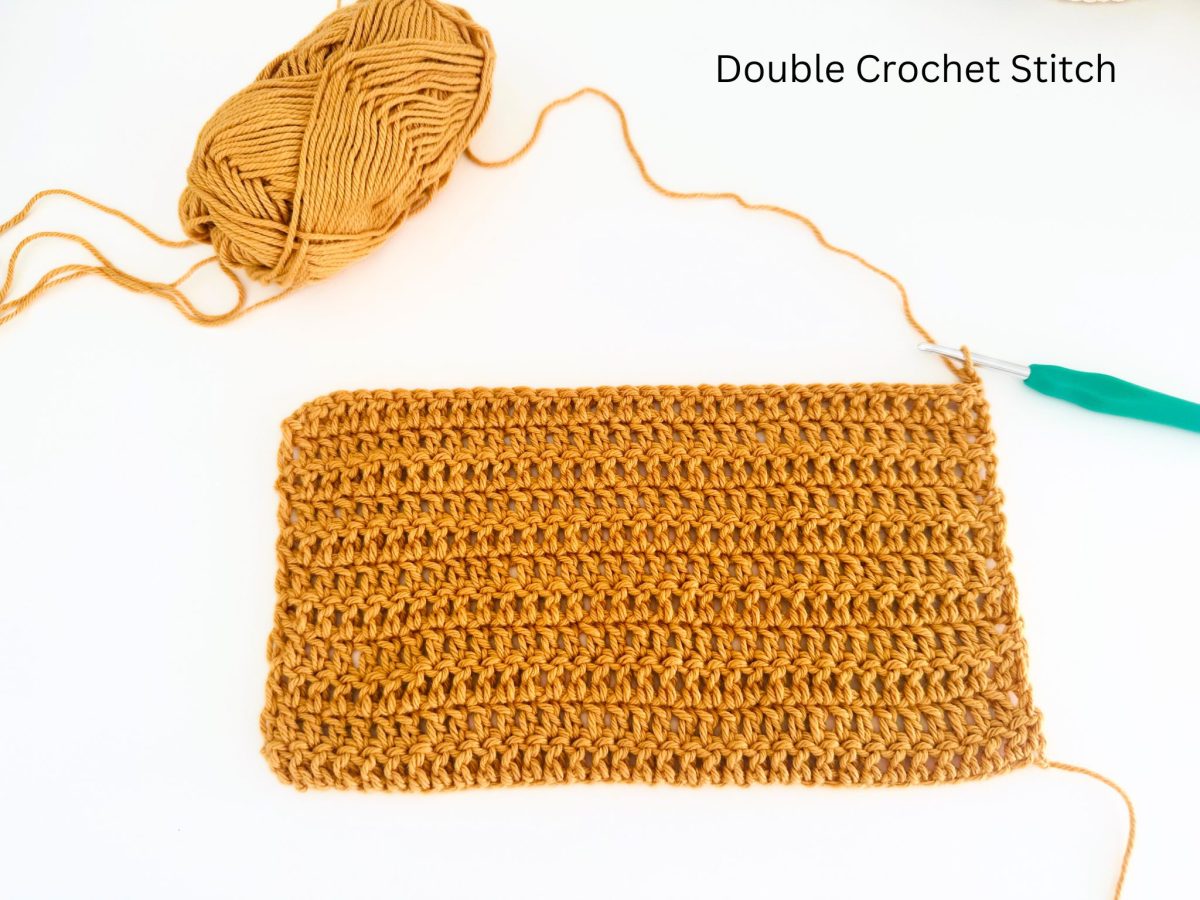 How to Double Crochet Stitch for Beginners (US Terms) - My Crochet Space