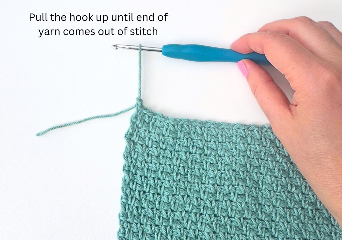 How to Fasten off and Weave in the Ends in Crochet - My Crochet Space