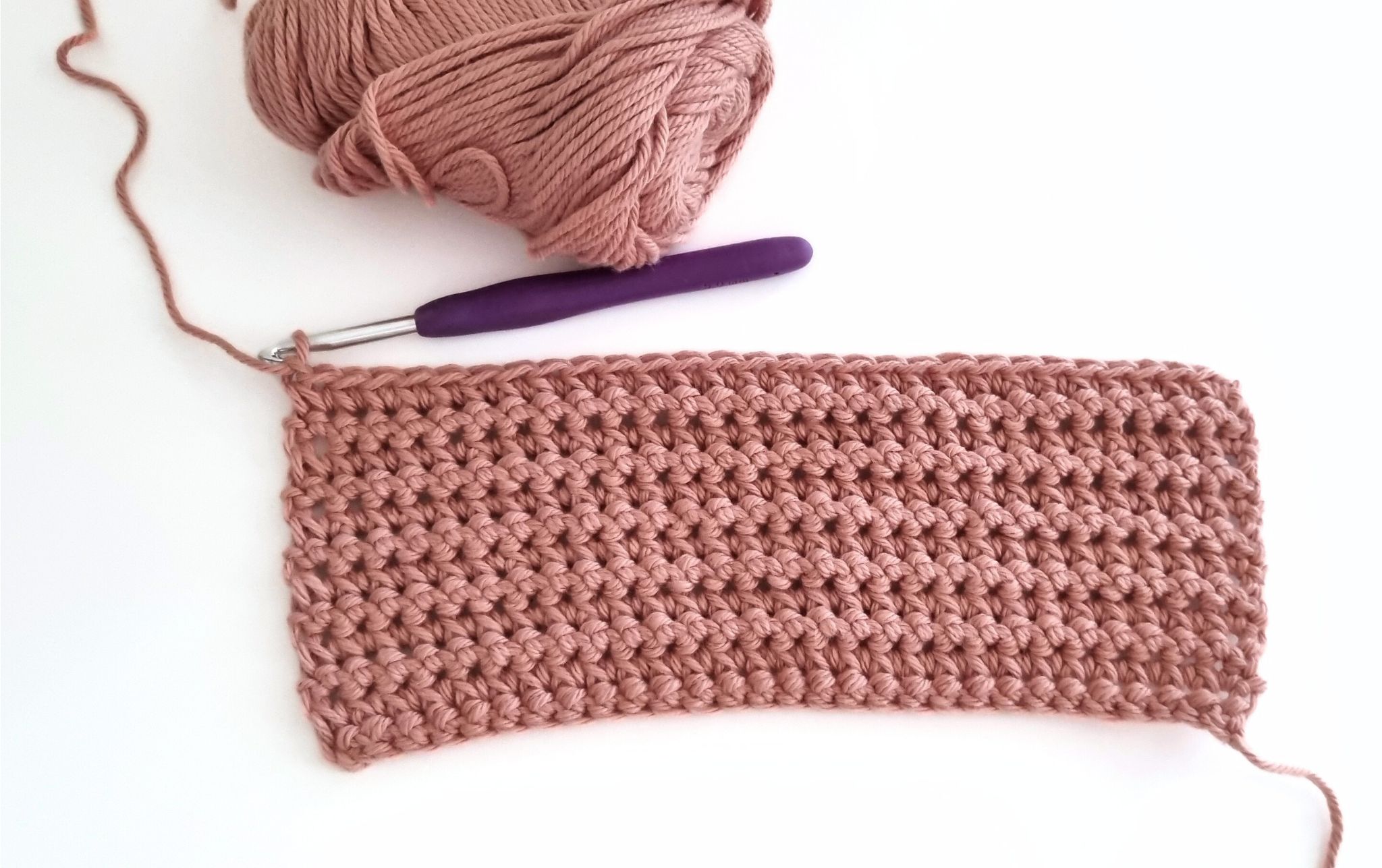 Simple Crochet Dishcloth Pattern - My Crochet Space