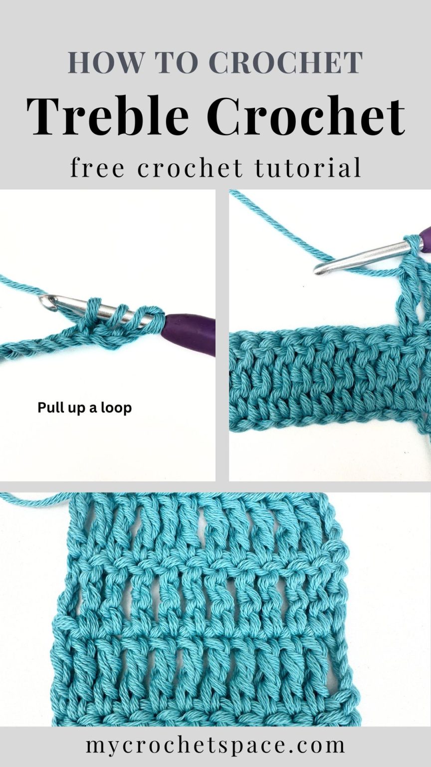 How to Treble Crochet aka Triple Crochet - My Crochet Space