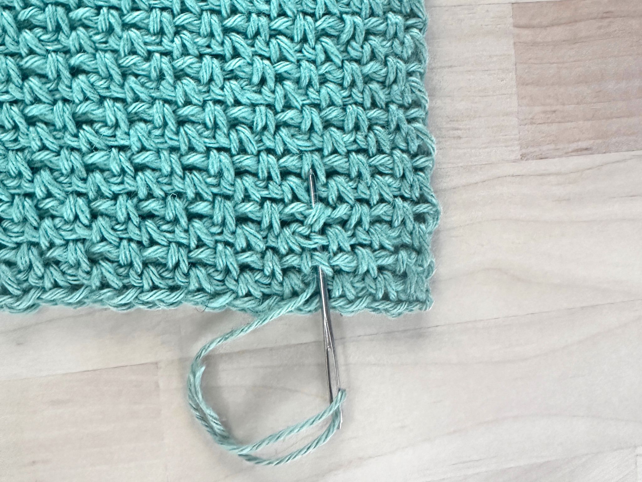 How to Fasten off and Weave in the Ends in Crochet - My Crochet Space