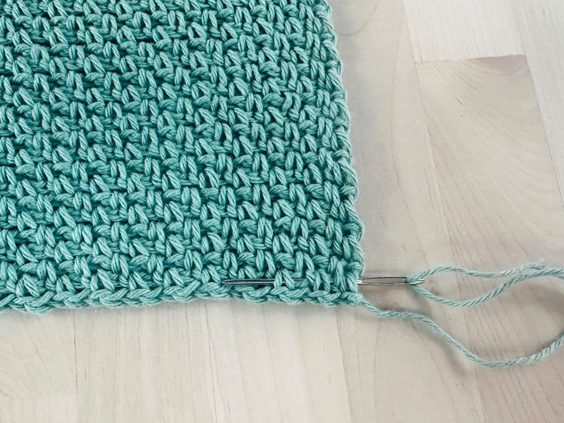 How to Fasten off and Weave in the Ends in Crochet - My Crochet Space