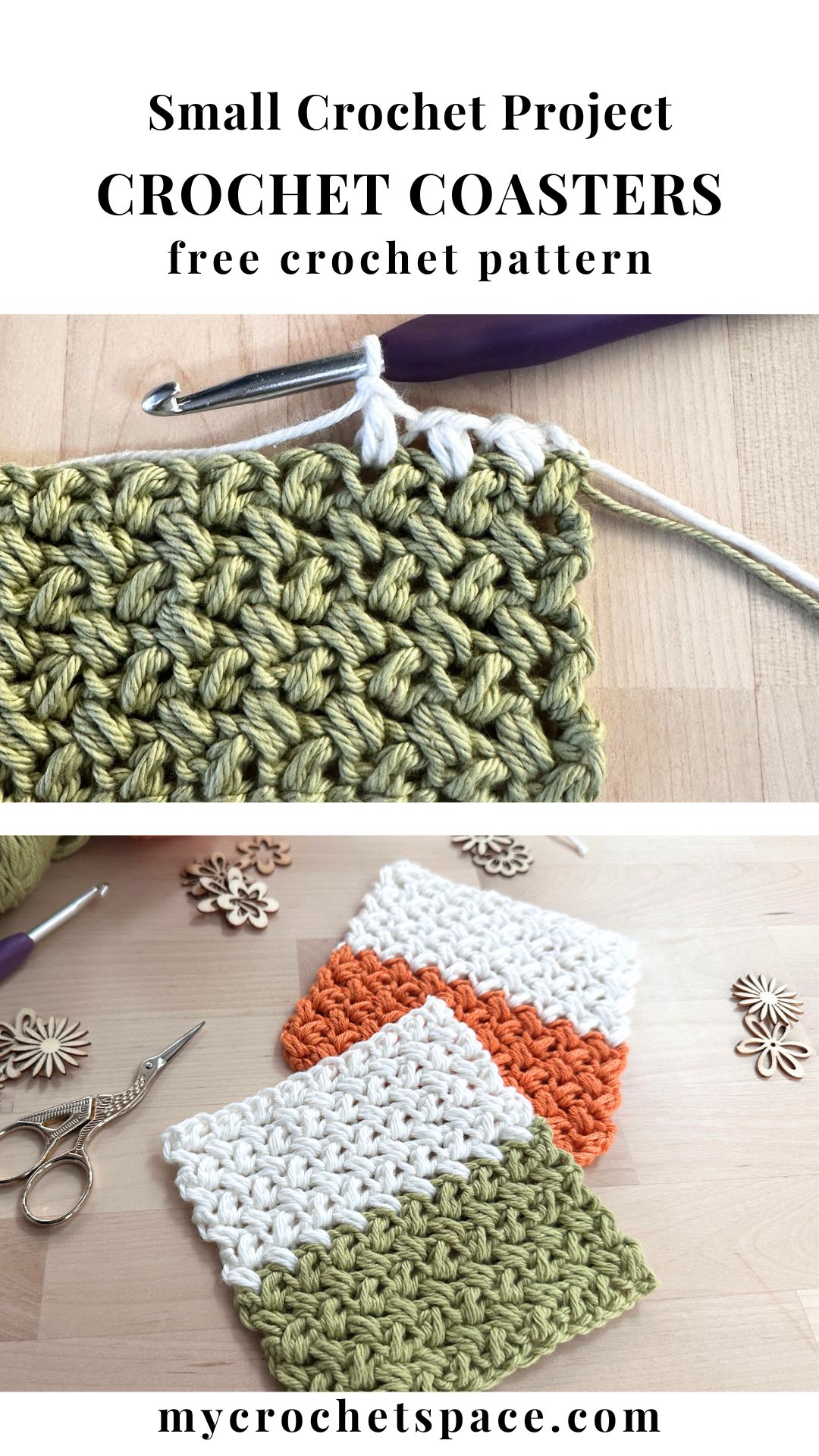 Elizabeth Stitch Crochet - Free Coaster Pattern - My Crochet Space