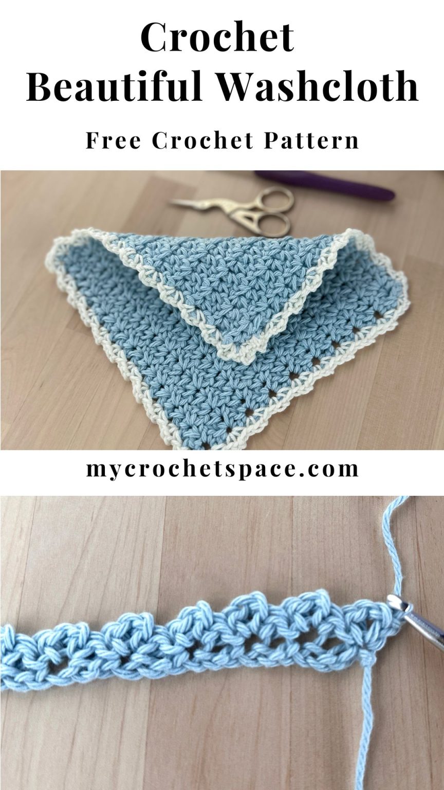 Winter Wonder Crochet Washcloth - My Crochet Space